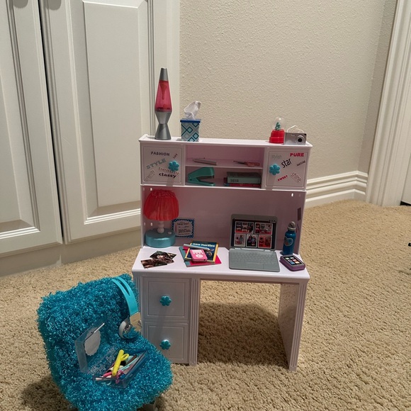 Toys | Our Generation Desk Set With Accessories | Poshmark